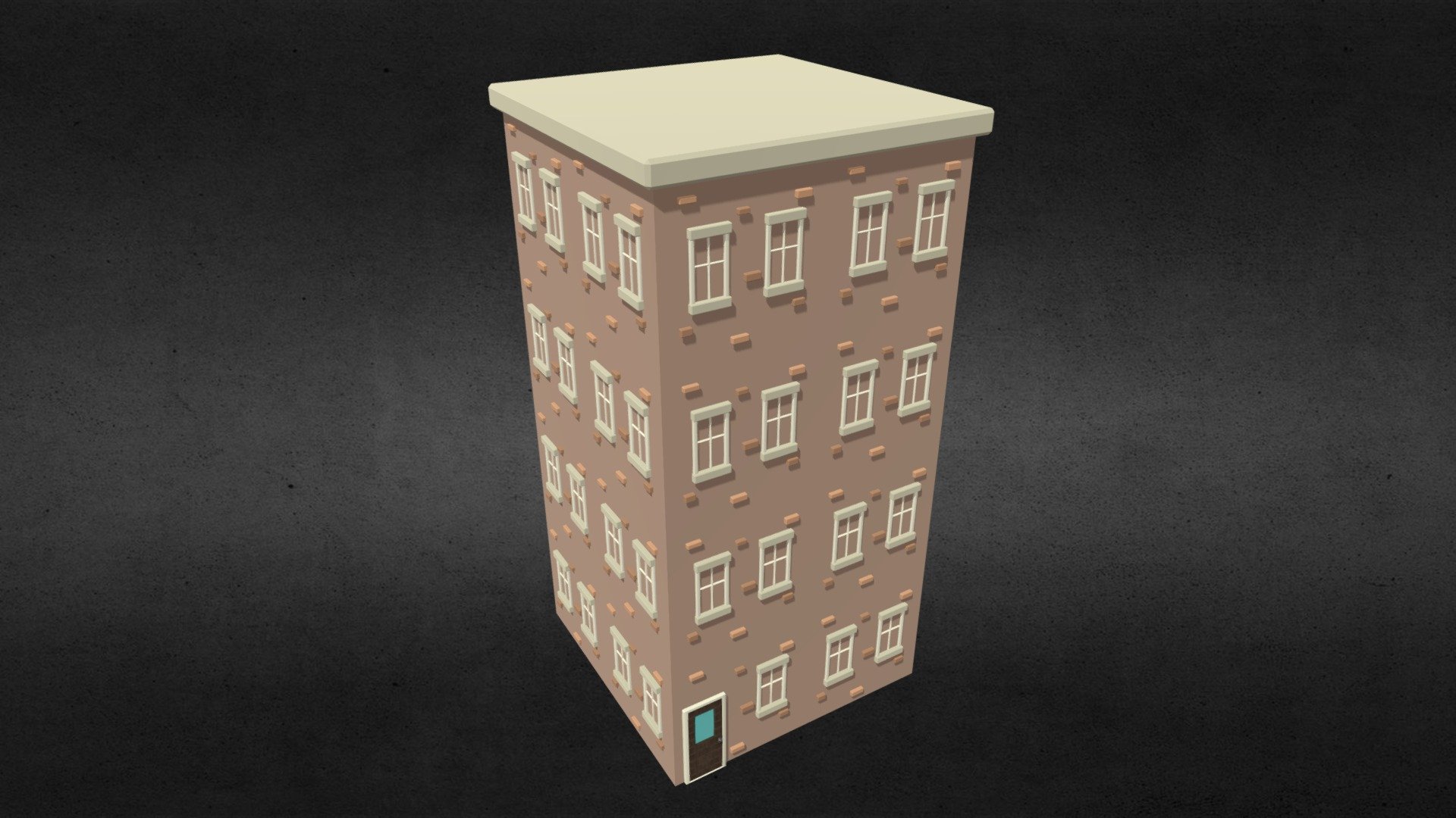 4 Block Building - 3D model by 21000179 [460da25] - Sketchfab