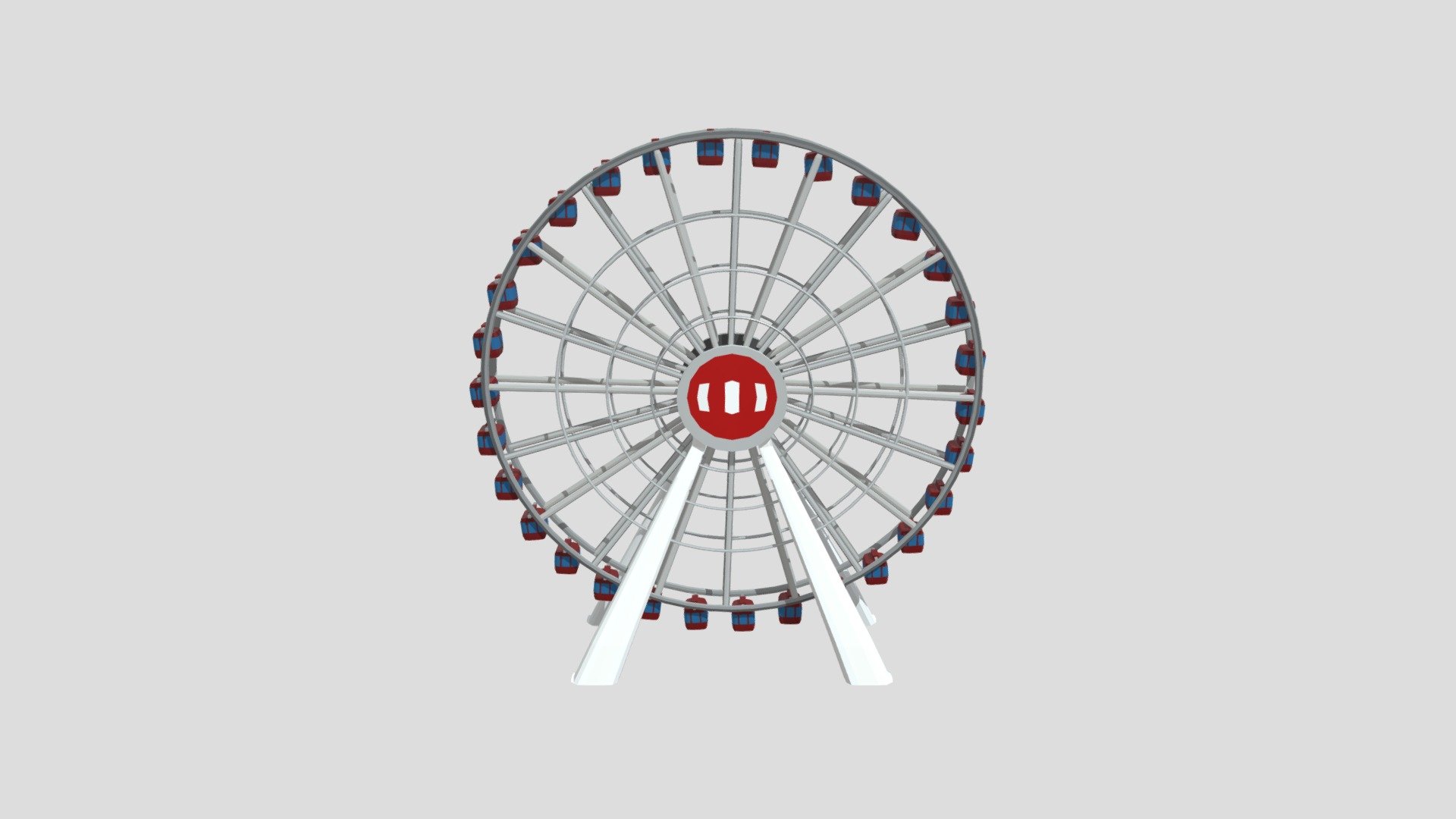 Hong Kong Observation Wheel - Buy Royalty Free 3D model by businessyuen ...
