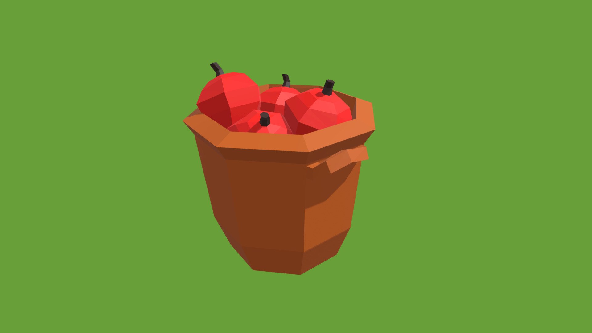 Basket of Apples - Game Asset - Download Free 3D model by djcarson ...