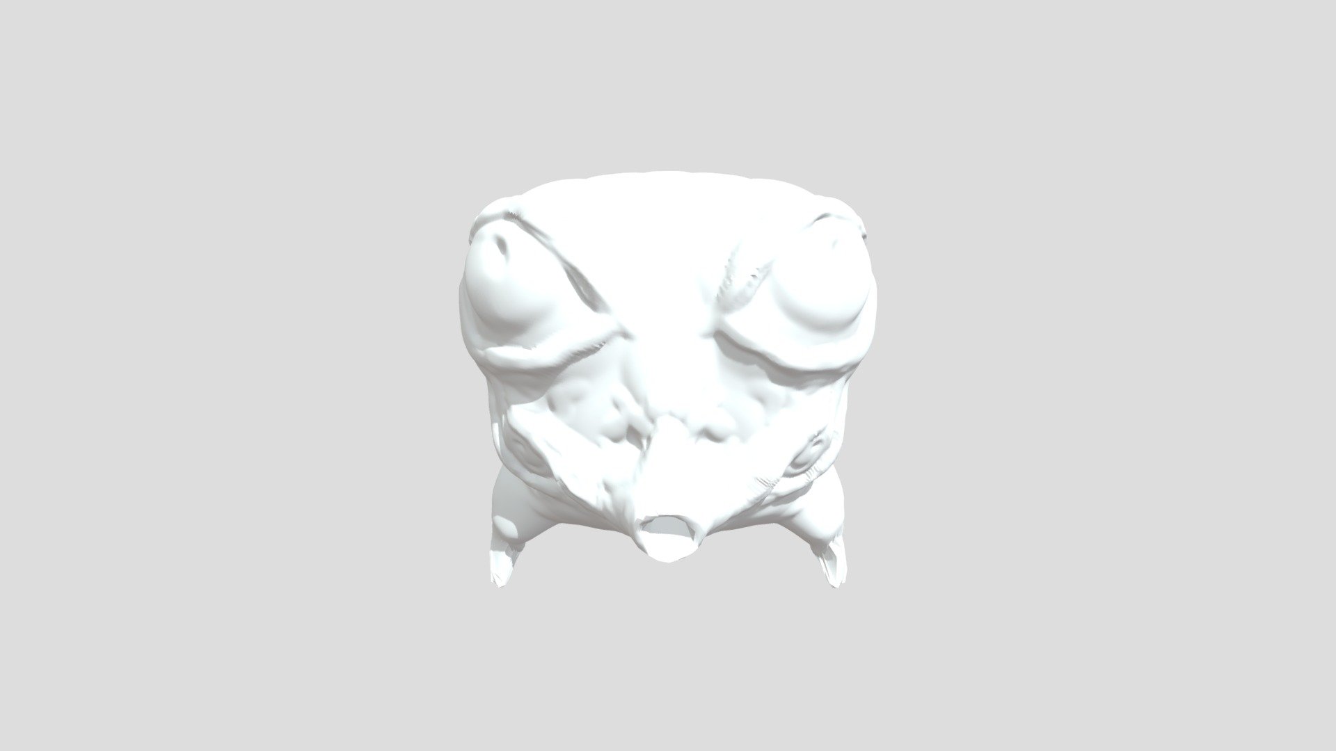 free alien to color - Download Free 3D model by kaico [4610233] - Sketchfab