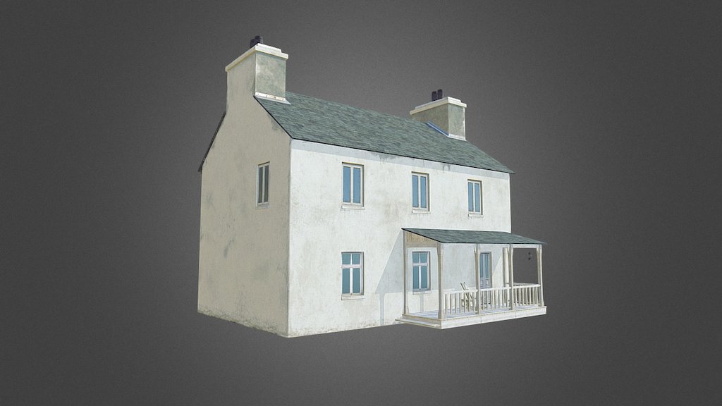 Irish house - 3D model by yurk.p [4611788] - Sketchfab