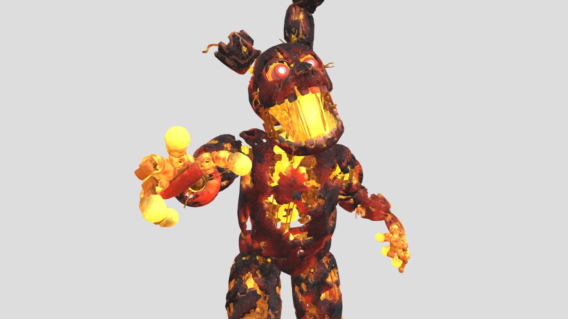 Flaming Springtrap but its Toxic Springtrap - Download Free 3D model by ...