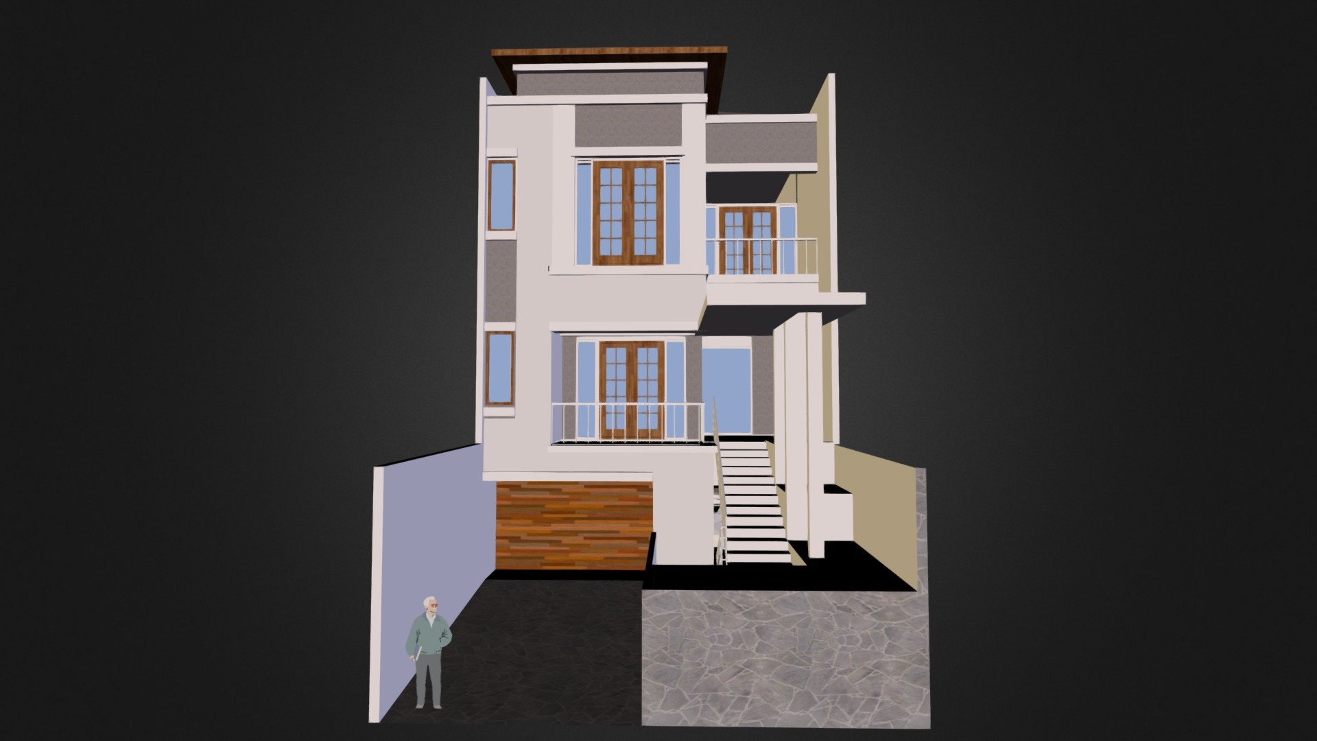 HK House - 3D model by Ardiansyah Basha (@bovian) [46126dc] - Sketchfab