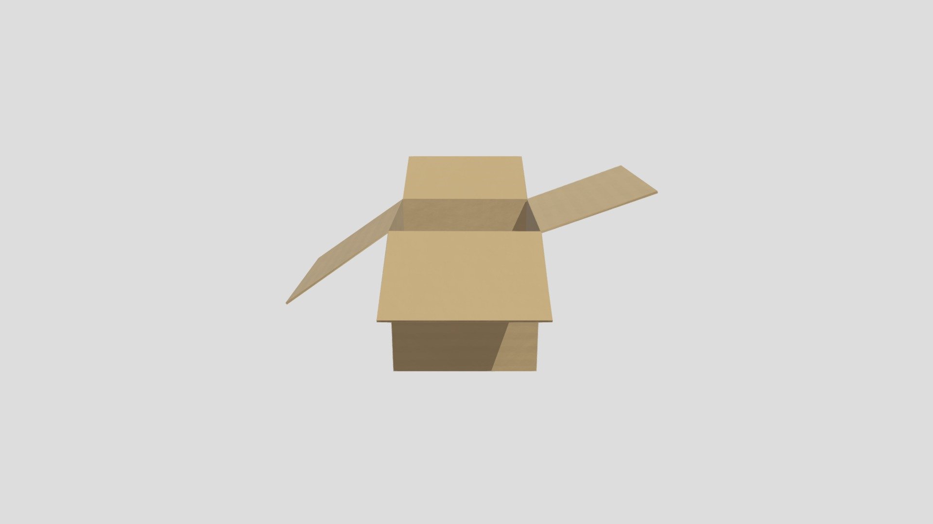 Open carton box - Download Free 3D model by Bognar Gabriella (@bogabria ...