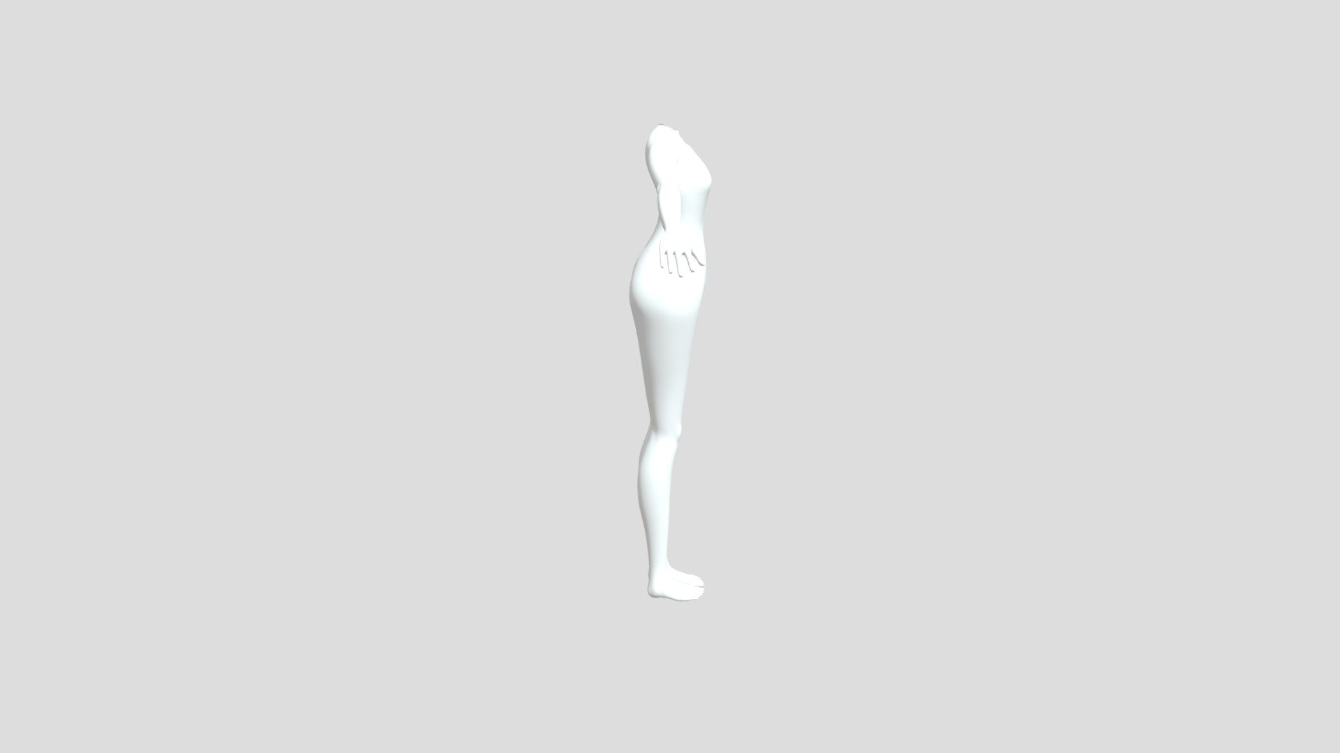 FULL BODY FEMALE - Download Free 3D model by Hyrkan [461343d] - Sketchfab