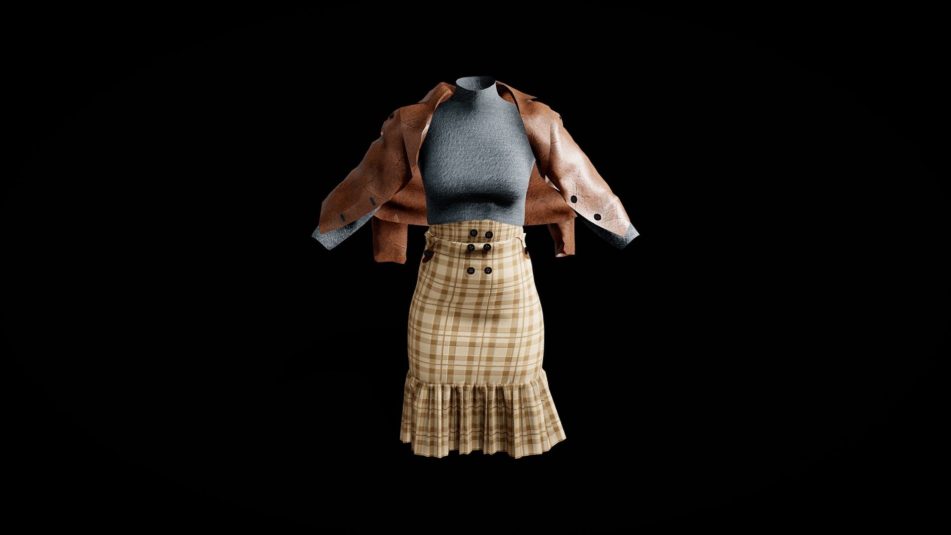 Woman outfit - Buy Royalty Free 3D model by Elthir [46142cc ...