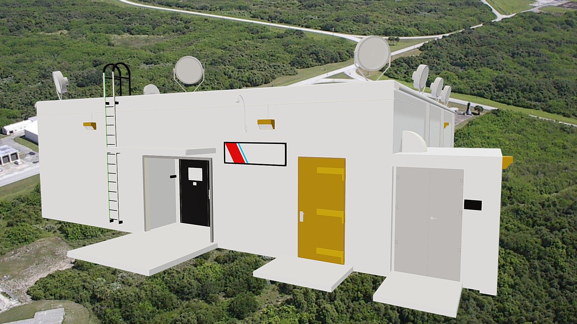 Launch Complex 21-22 Blockhouse - 3D model by University of South ...