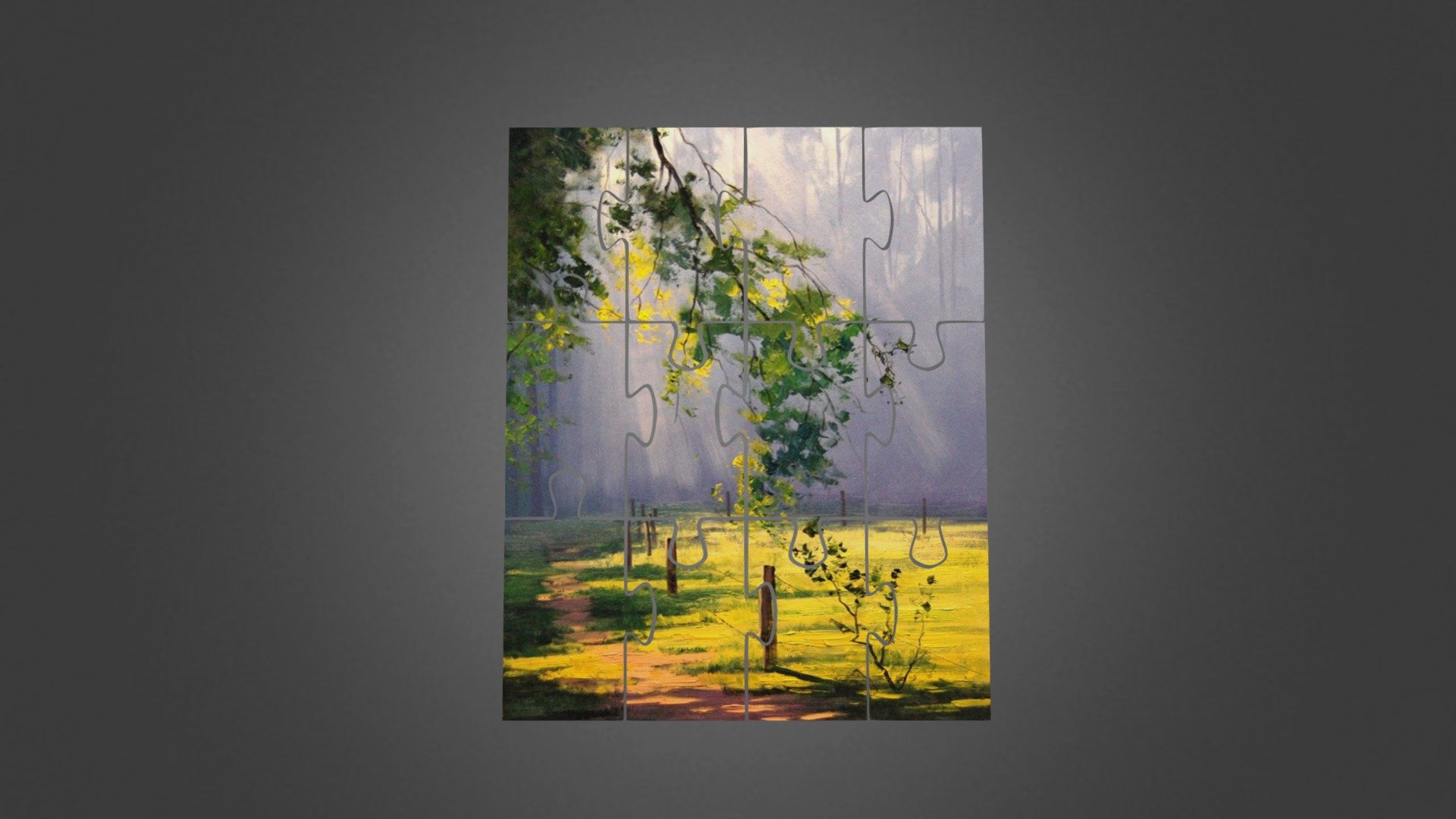 Jigsaw Puzzle - 3D model by janicezhao [4615fe0] - Sketchfab