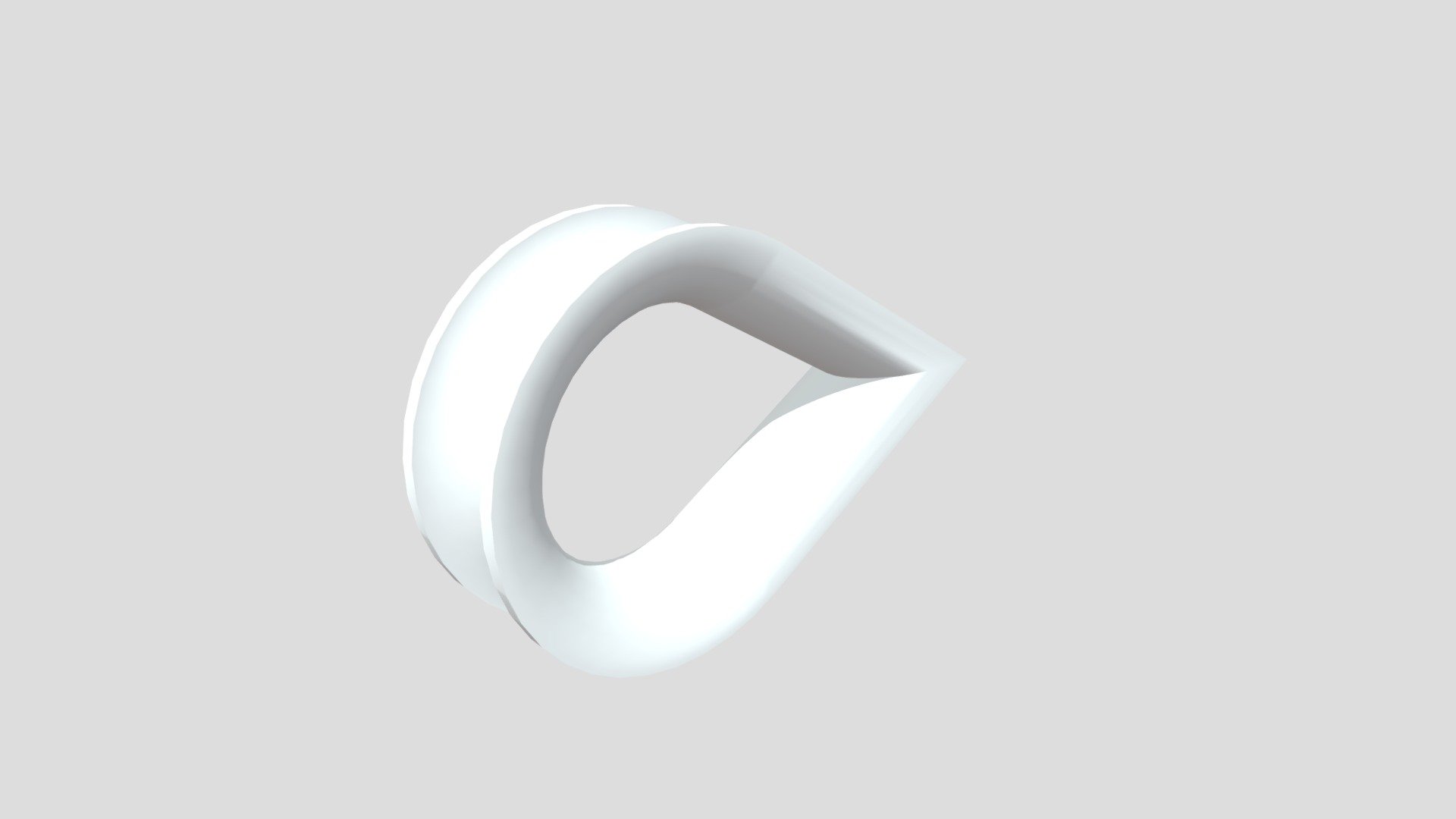 Série N° 142-1 : Tear-drop thimble - 3D model by TraceParts ...
