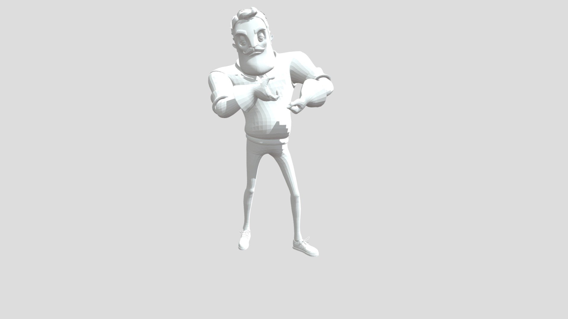 Neighbor All animation Hello Neighbor 2 - Download Free 3D model by ...