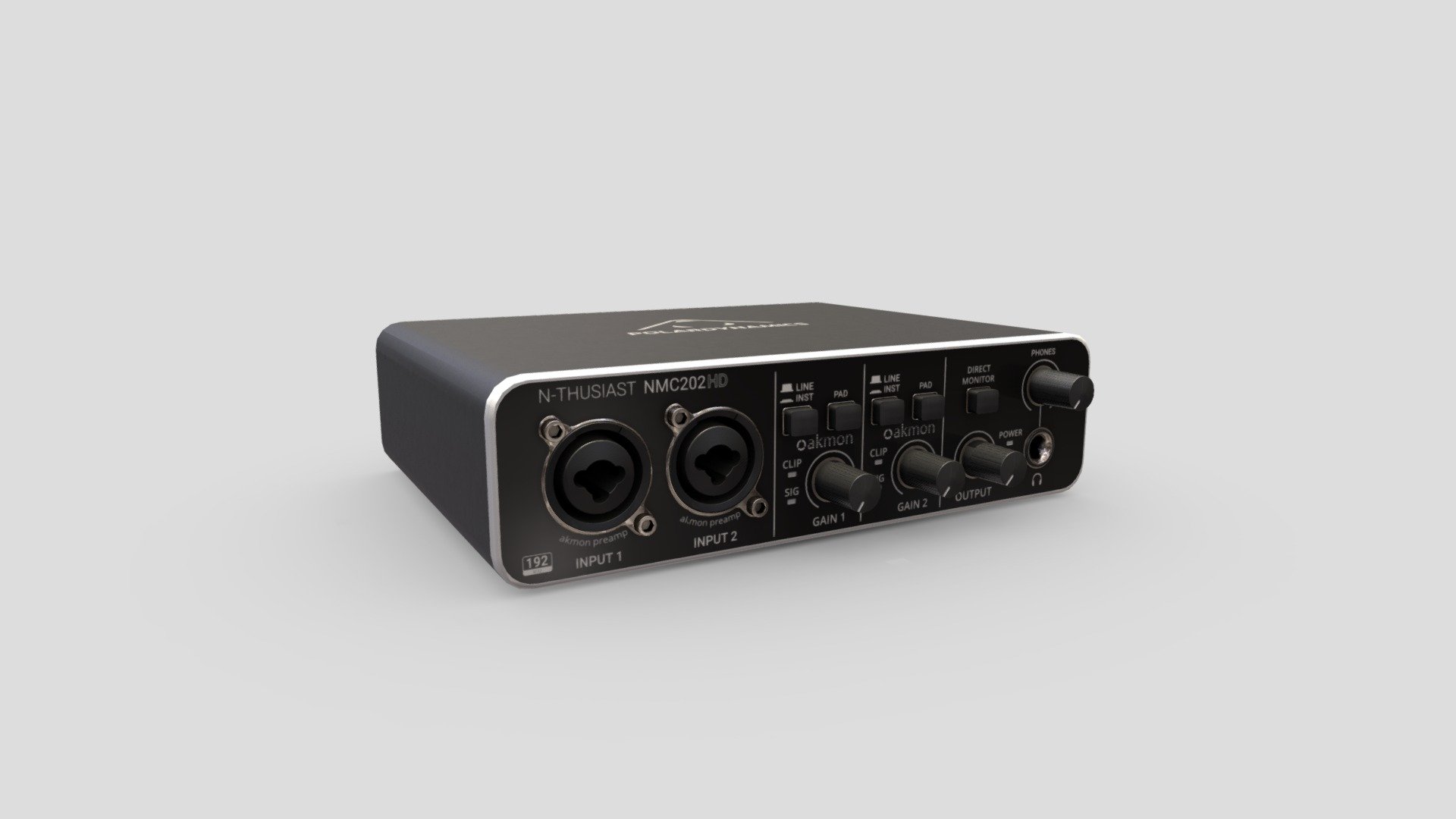 Audio Interface NMC202HD - 3D model by rorensuart [4619e47] - Sketchfab