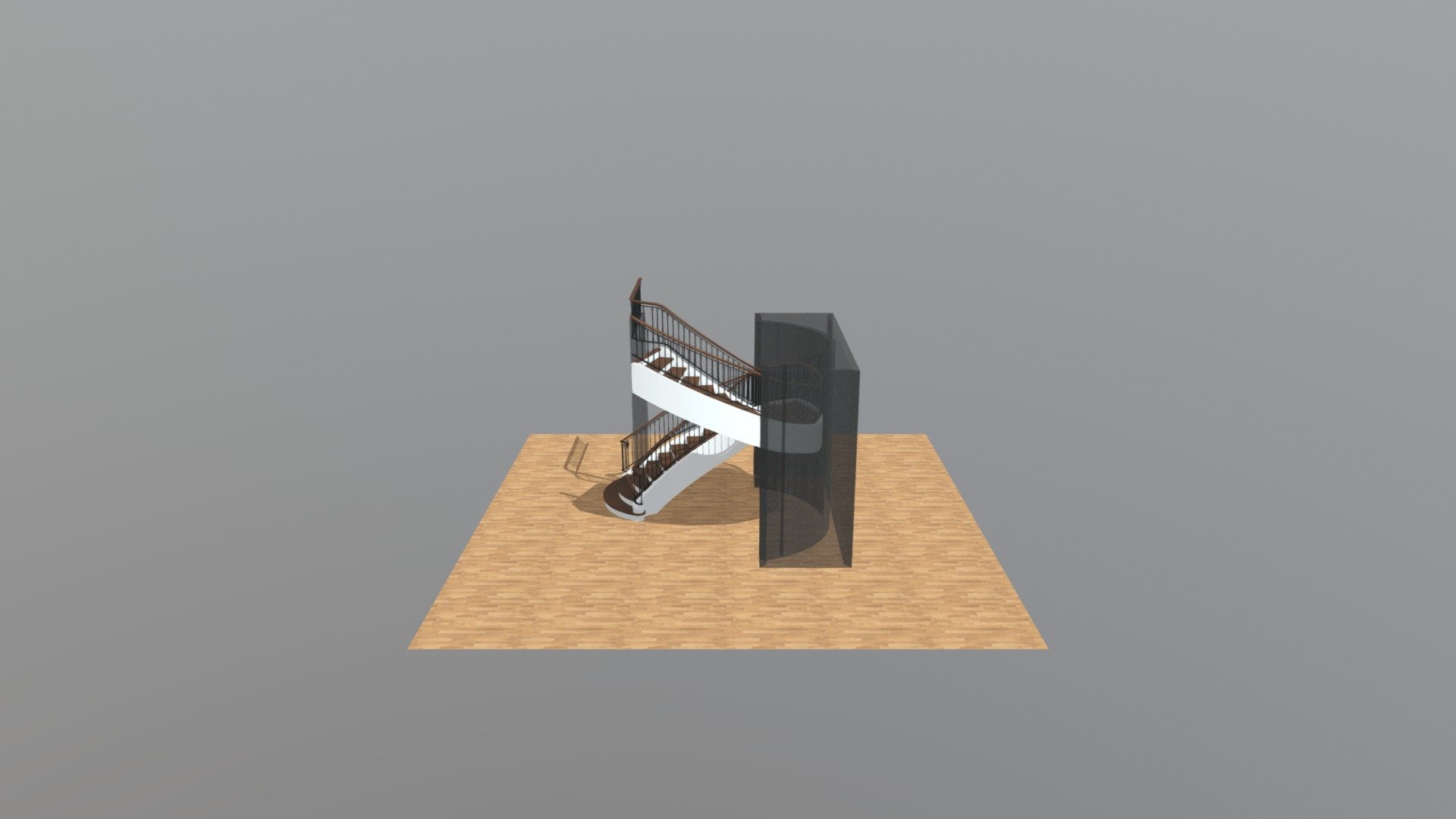 staircase first floor 3_SF5 - 3D model by StairWizards [461b6db ...