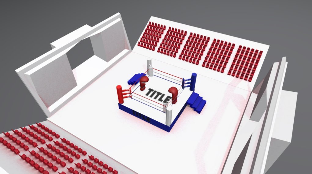 Boxing Ring - 3D model by Ashitagandhi [461c0bc] - Sketchfab