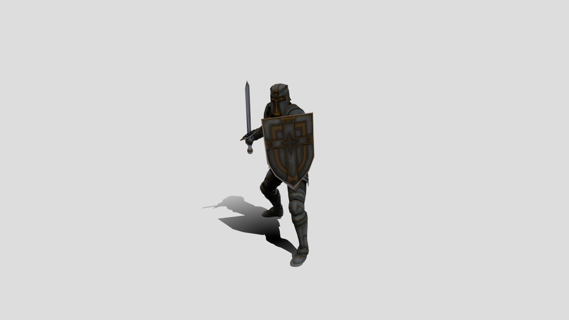 Sword And Shield Death - Download Free 3D model by Rahul (@samghoniya ...