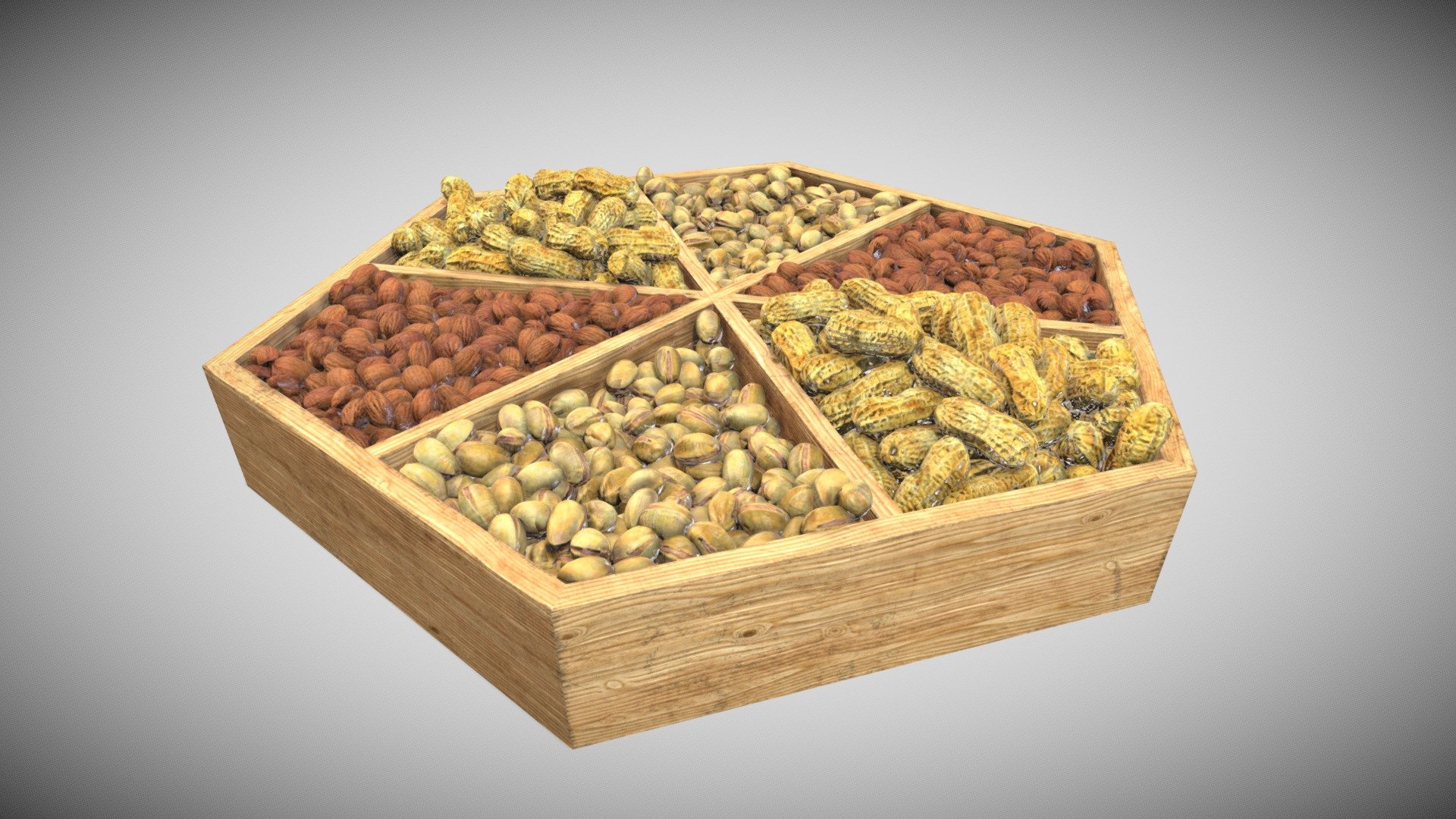 Dry Fruit Container - Frutta_Secca_Box - Buy Royalty Free 3D model by ...