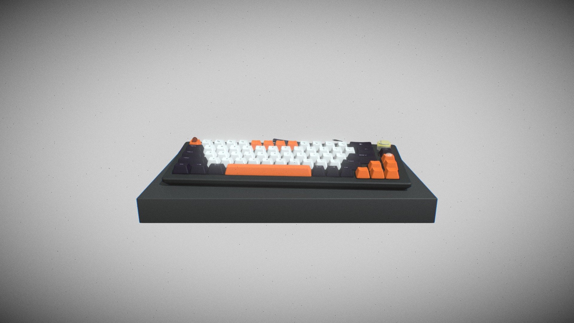 A mechanical keyboard for PC - 3D model by aminedalatipour [461d3a6 ...