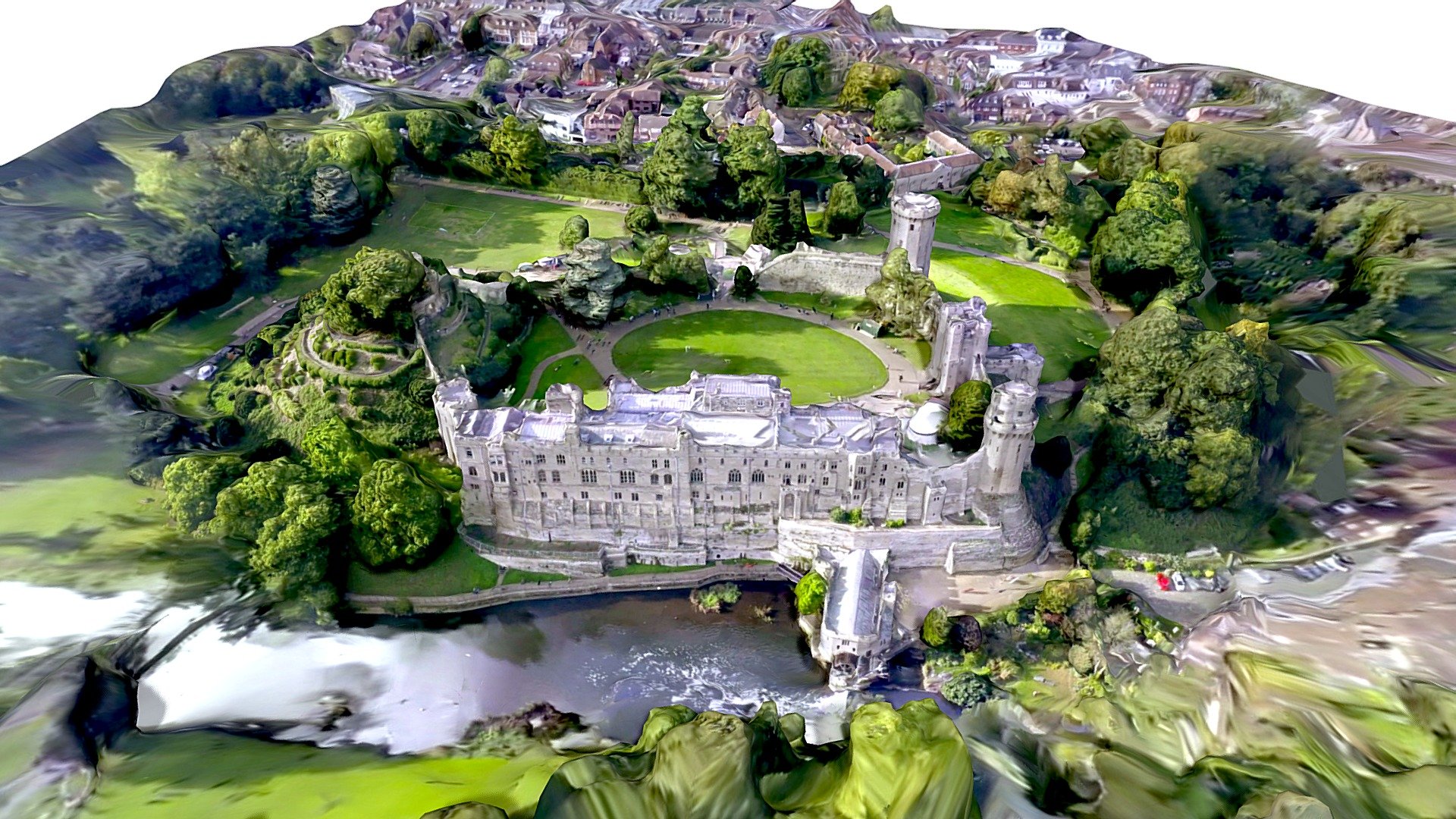 Warwick Castle Buy Royalty Free 3D Model By UStock 461de39
