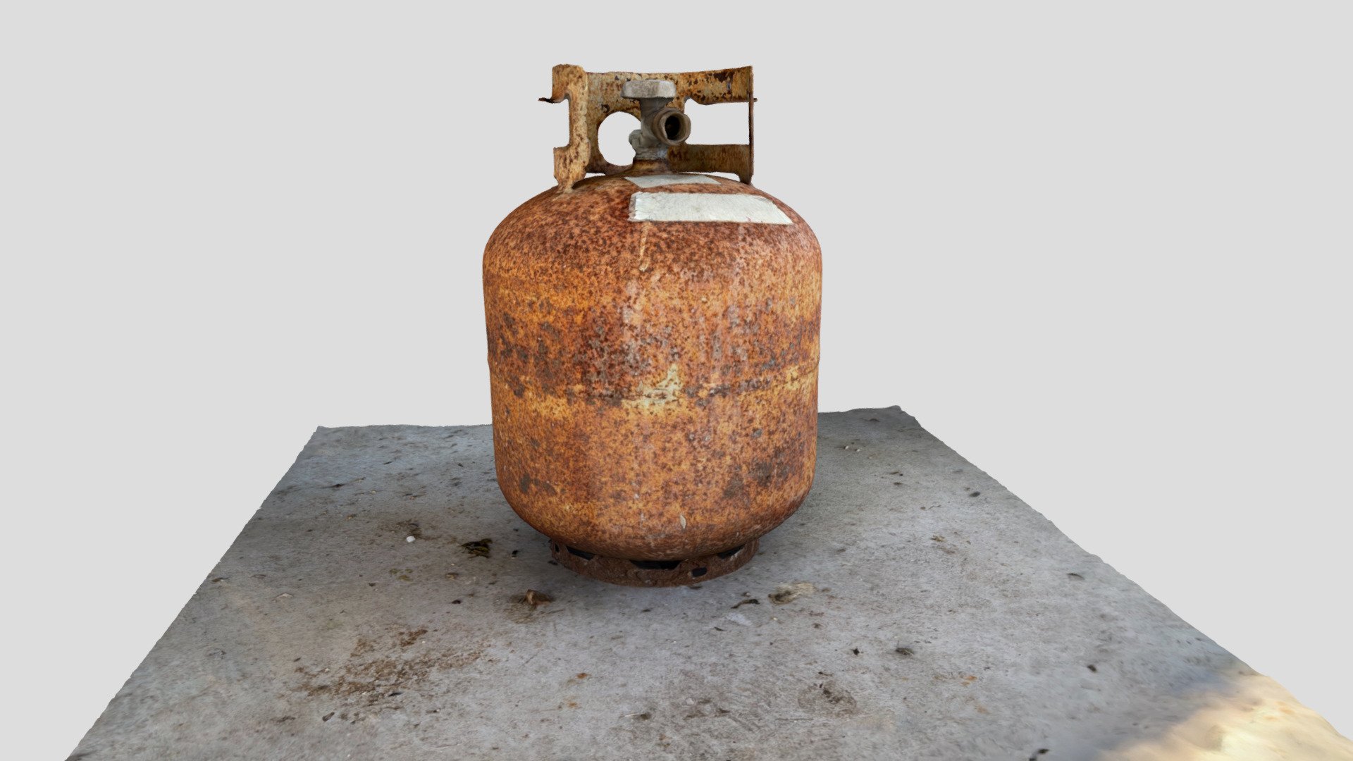 Propane tank rusty - Download Free 3D model by tastemystyle [461e064 ...