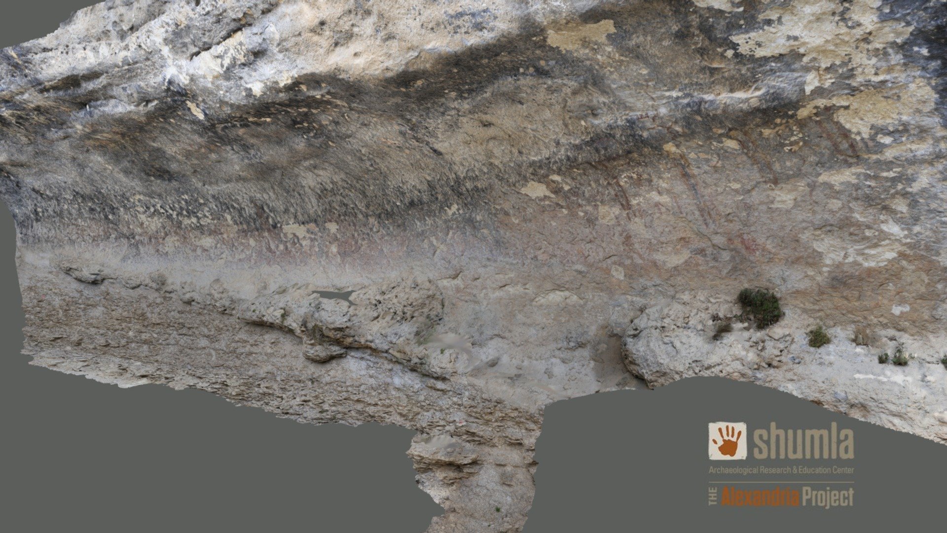 41VV0076 - Black Cave - Panel 3 - 3D model by Shumla Archaeological ...