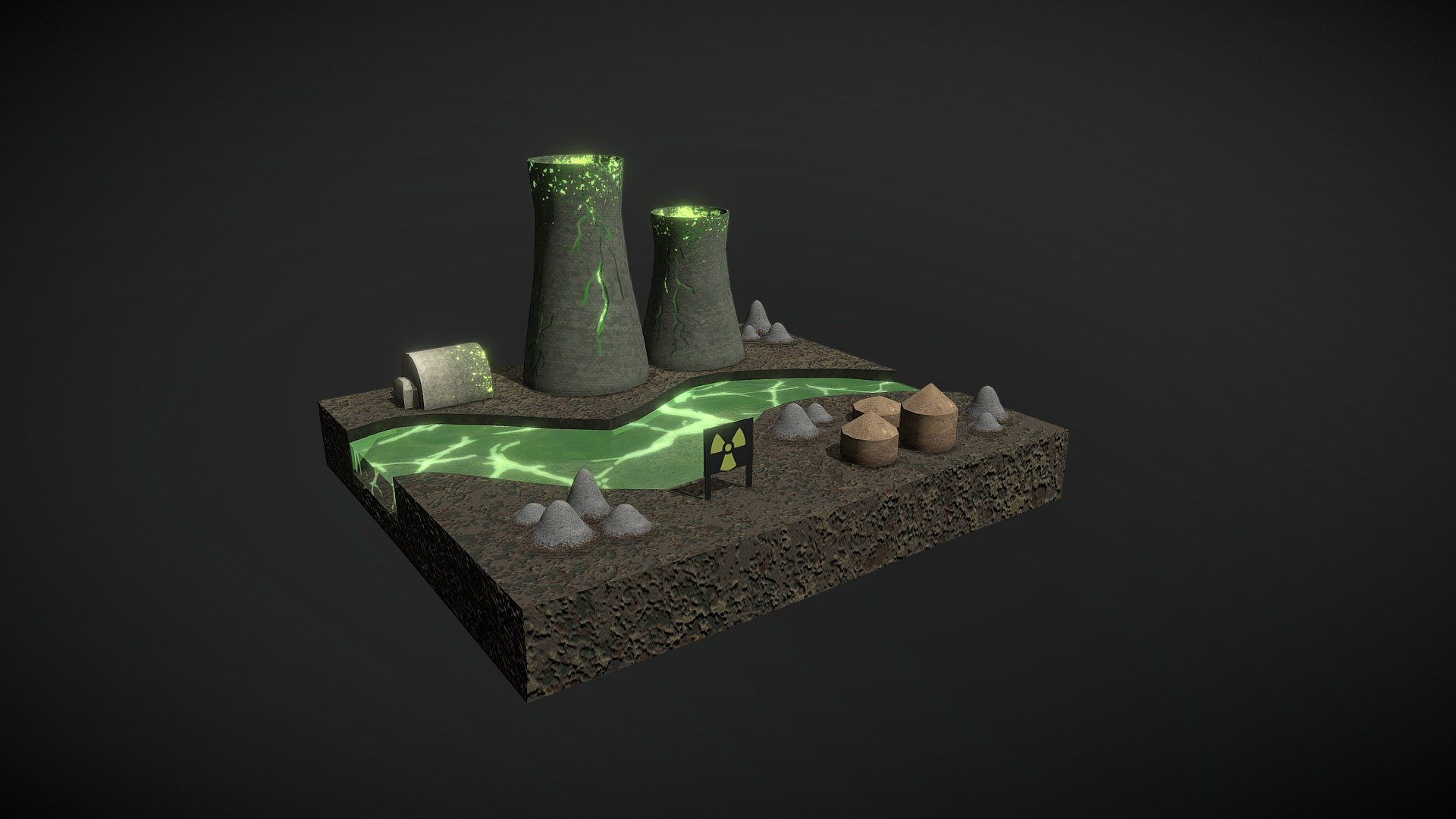 Radioactive - Download Free 3D model by elenaker [46224b8] - Sketchfab