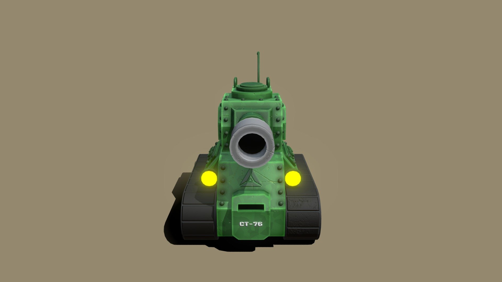 Cartoon Tank - 3D model by RookieWookie [4625509] - Sketchfab