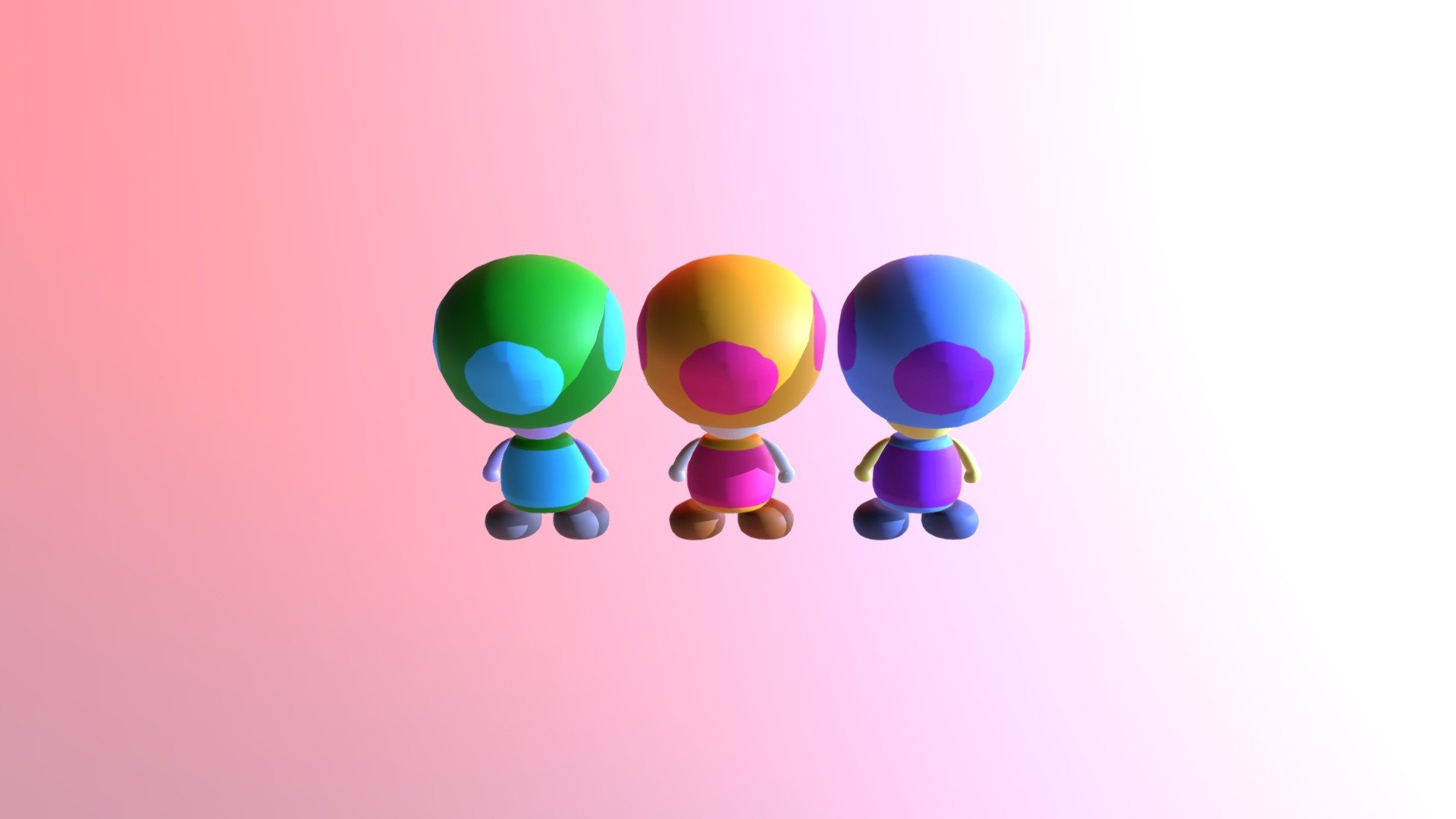 Toad Army - 3D model by carolinehill [46277cf] - Sketchfab