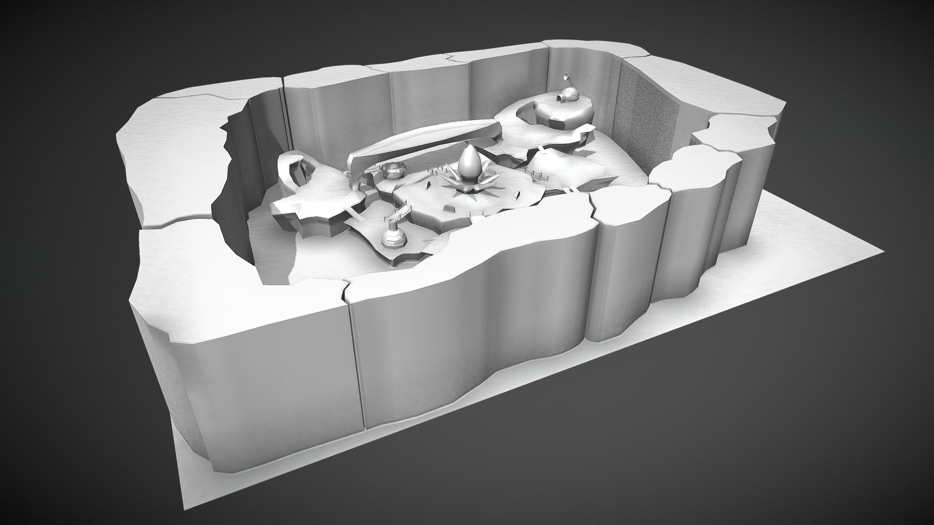 Ice Environment - 3D model by rustic.orcullo13 [46278cd] - Sketchfab
