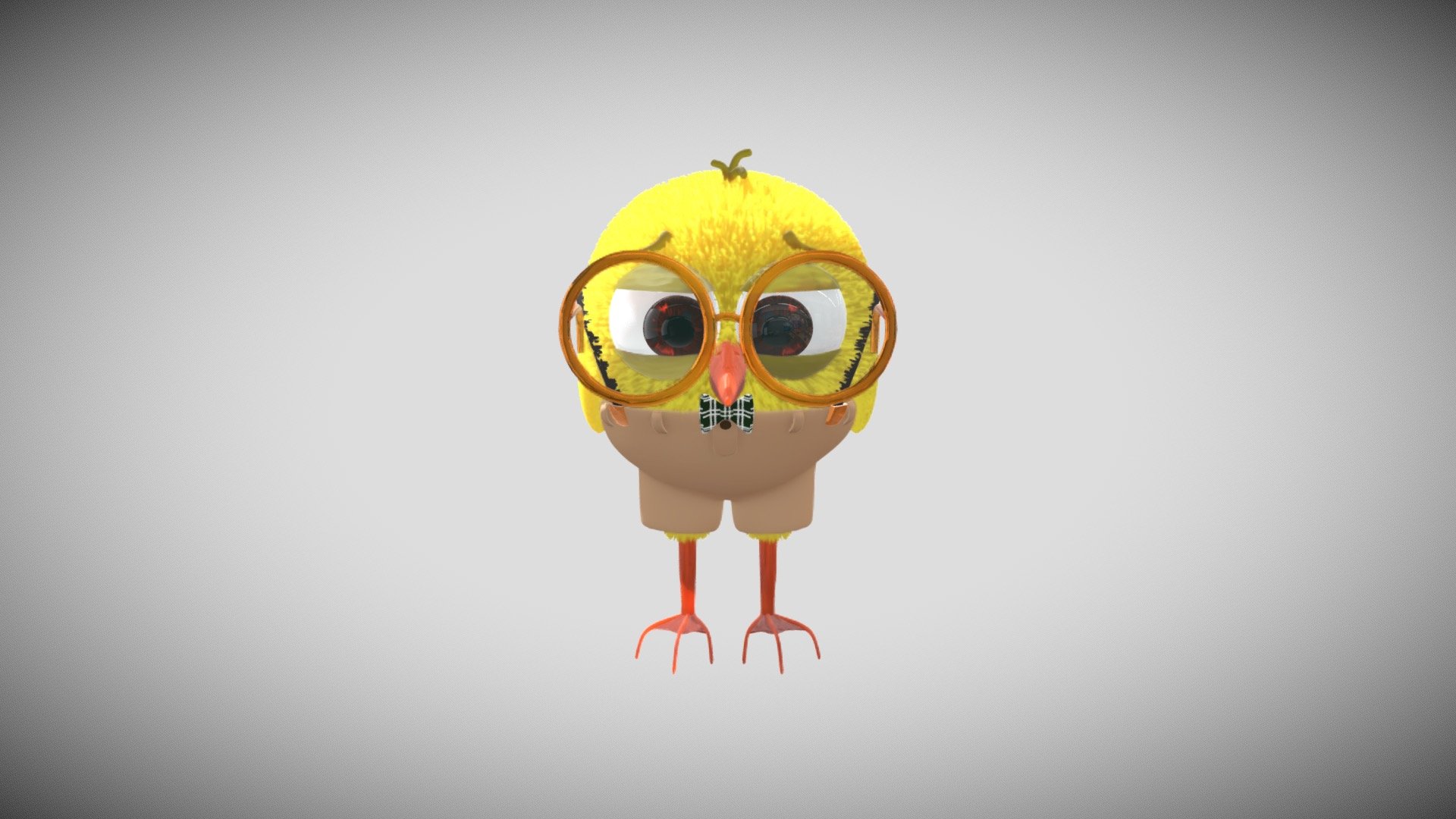 Little Bird Character - 3D model by HopeTohme [4628aef] - Sketchfab