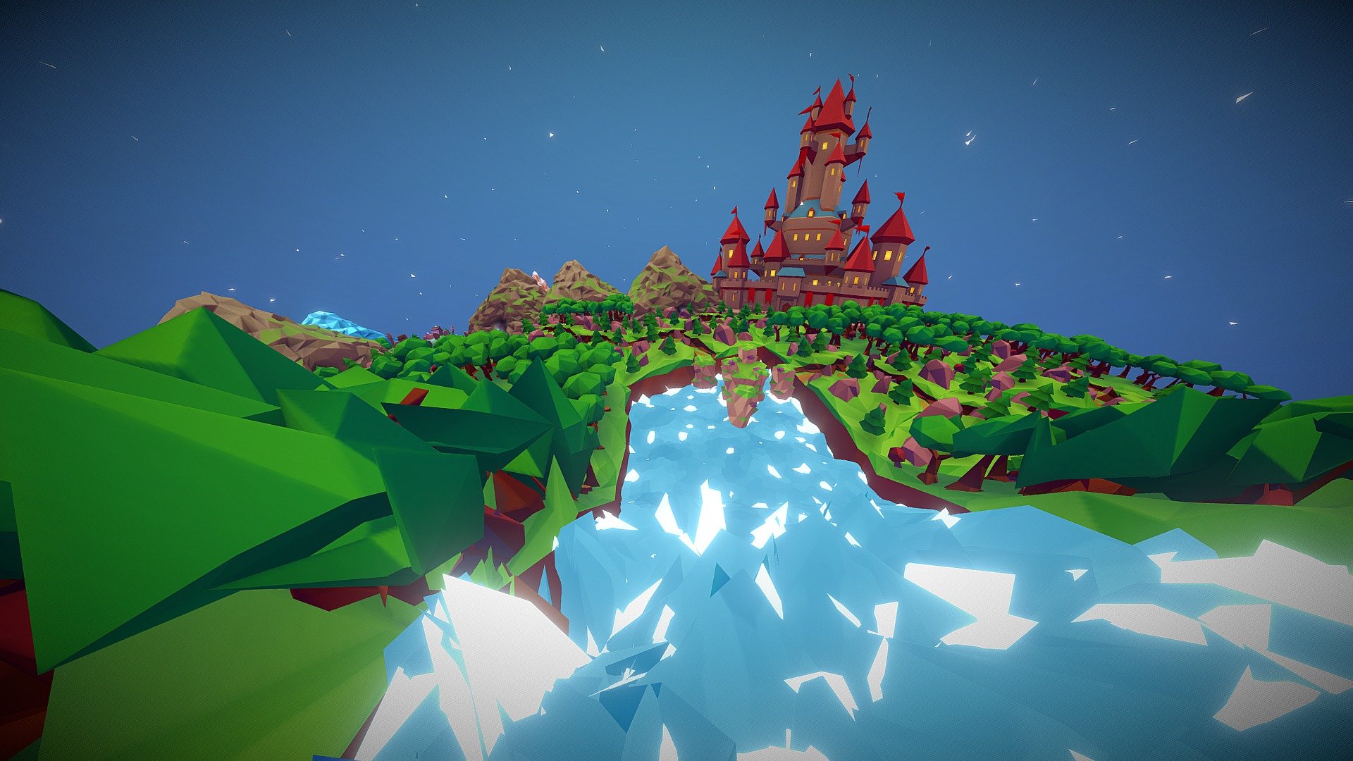 Stylized Fantasy World - 3D model by TocoGamescom [4629b97] - Sketchfab