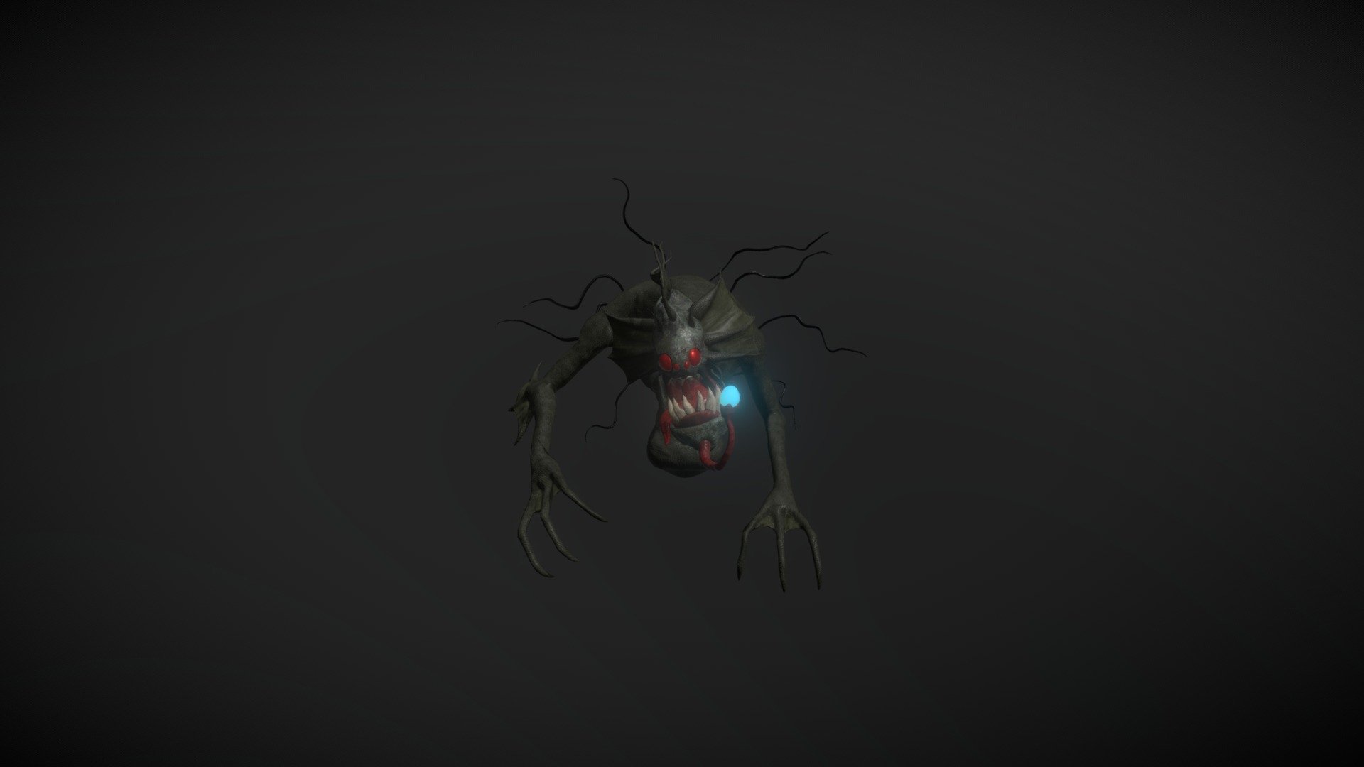 Fish Alien Monster - 3D model by DarcianTheMage [462d5c9] - Sketchfab