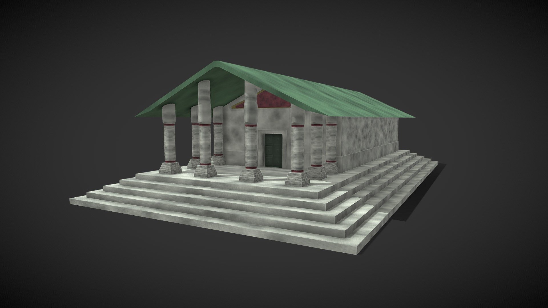 Inspired Roman Temple - Download Free 3D model by MOJackal [462da60 ...