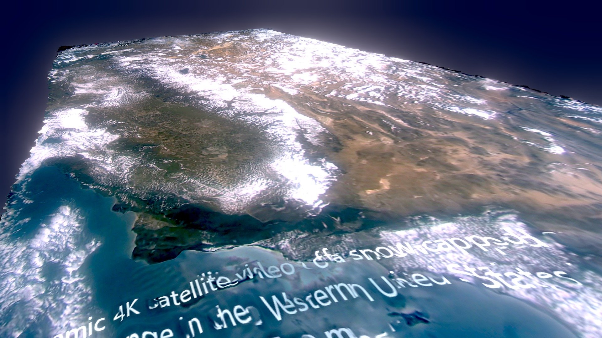 Snowcapped California - 3D model by John Toeppen (@toeppen) [462f487 ...