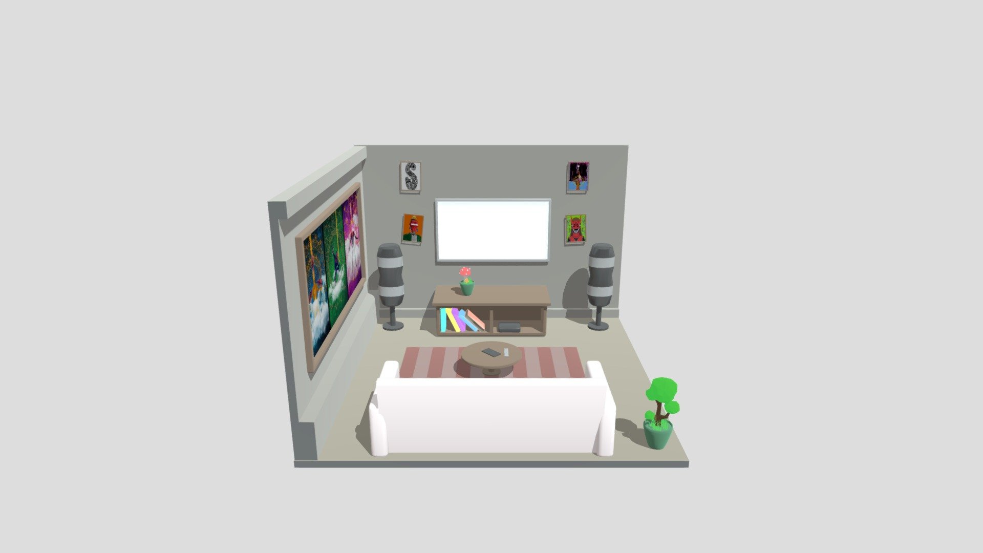 CHIBI Living Room - 3D model by kelx.savage (@kelechi.nwuke) [463028a ...