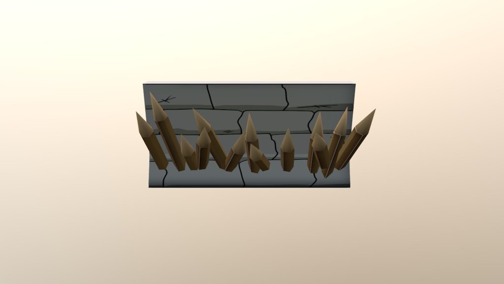 Spike Wall - 3D model by leosandoval [46306cd] - Sketchfab