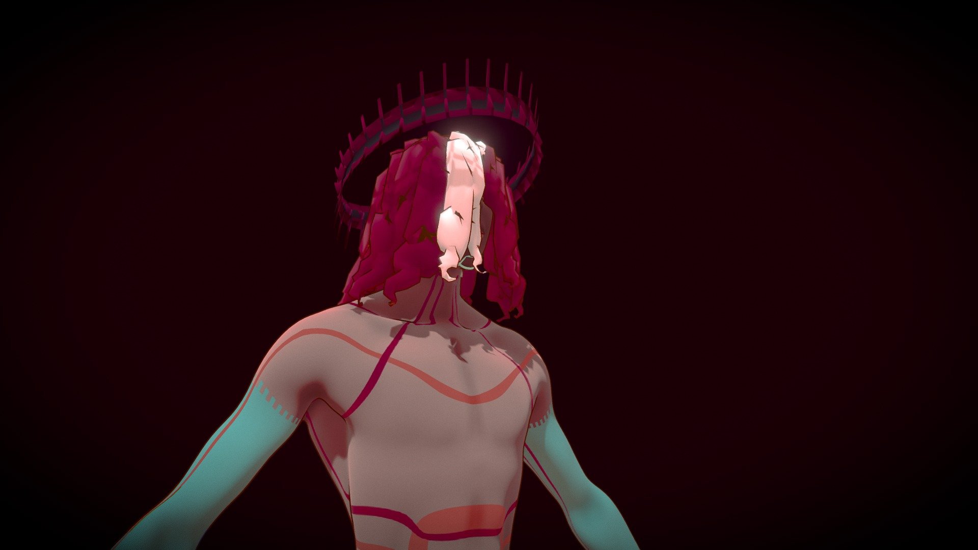 Anime Character Akuma 3d Model By Soultoonz 4634089 Sketchfab 0098