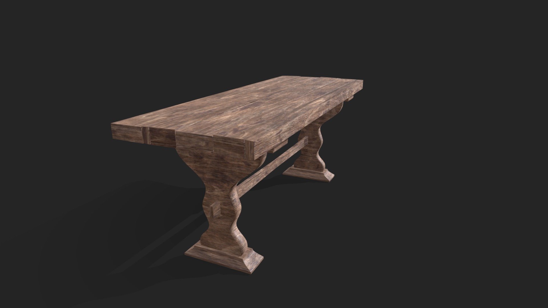 Tavern Table - Download Free 3D model by VRVisuals.nl (@VRVisuals_nl ...