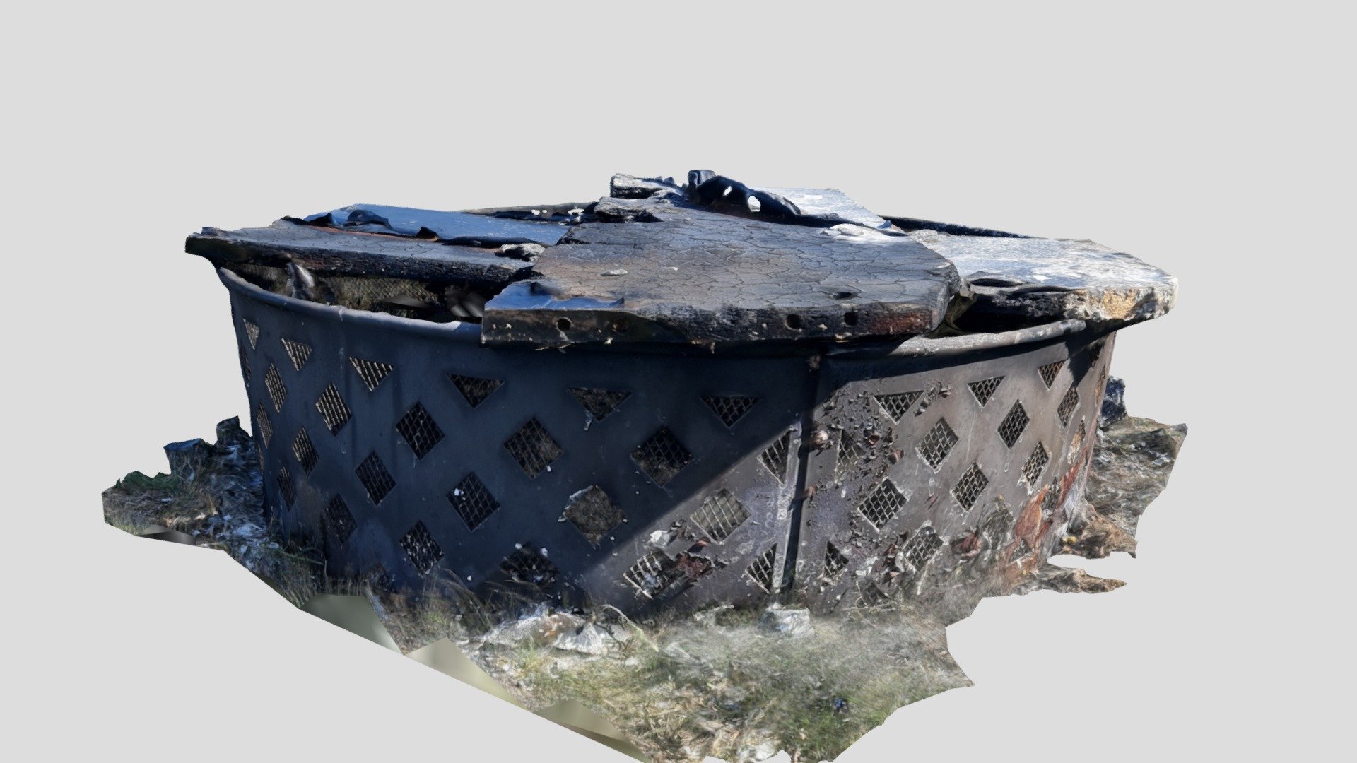 Charred bonfire - Download Free 3D model by ChaoticGacha [4637e96 ...
