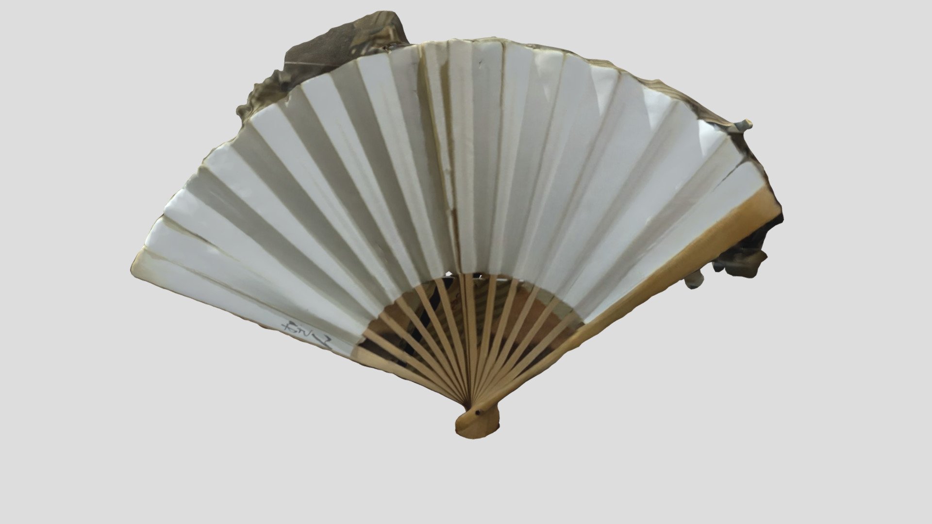 10年使った落語用の扇 A fan for rakugo performances - Download Free 3D model by ...