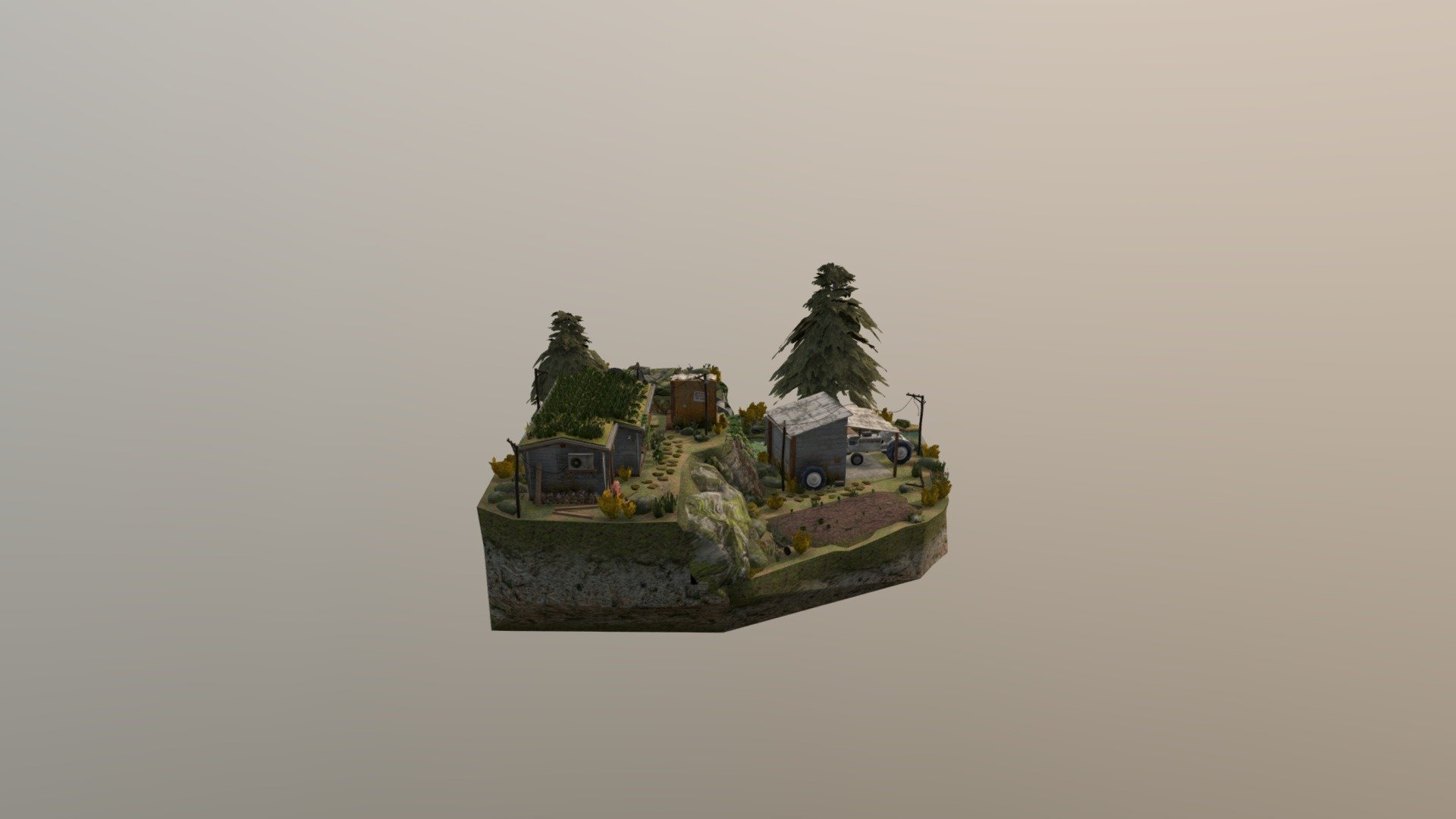 DAE Diorama - The Secluded Electrical Engineer - 3D model by ...