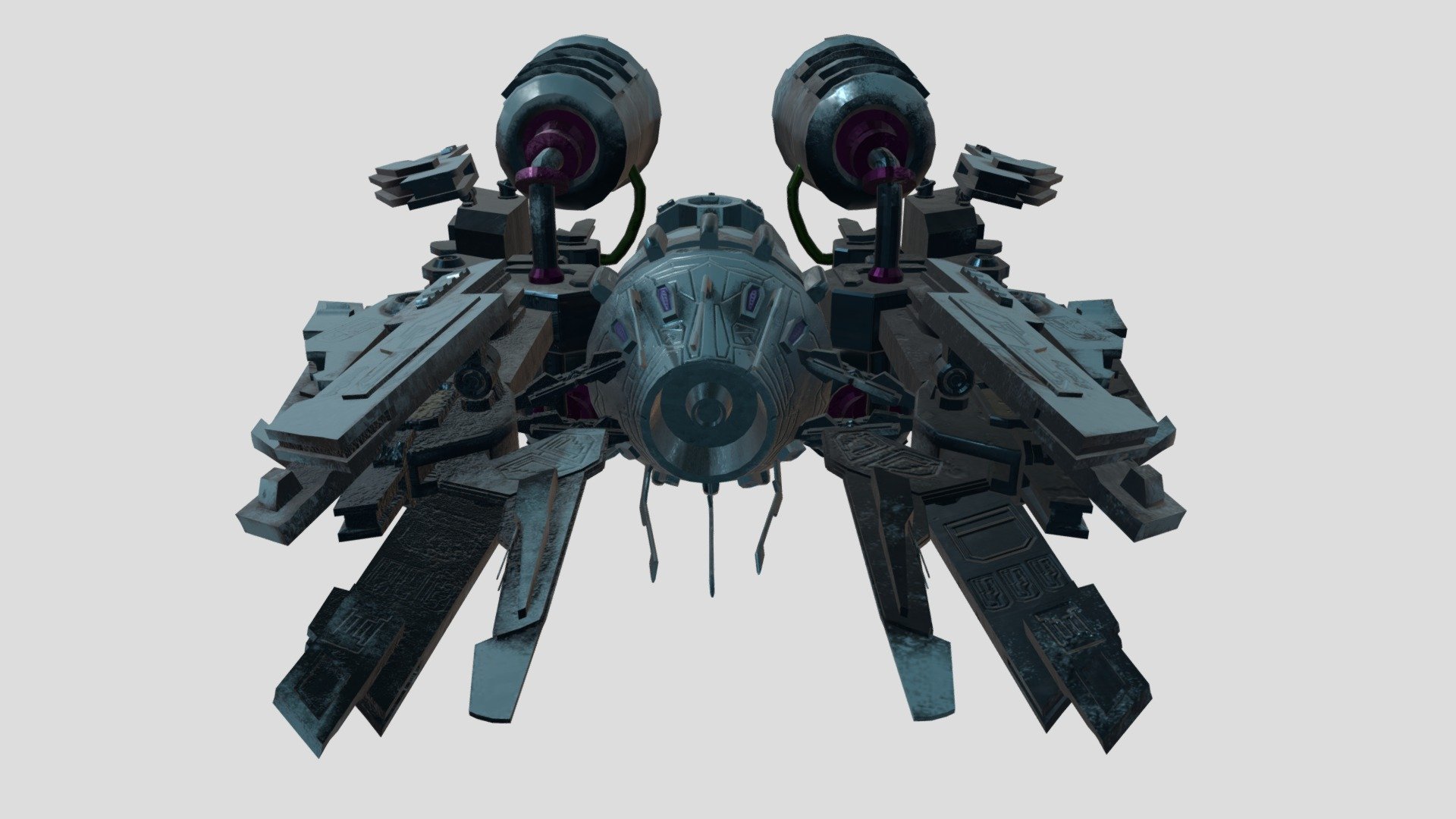 Spaceship FBX - 3D model by victorcadena0107 [463b6fd] - Sketchfab