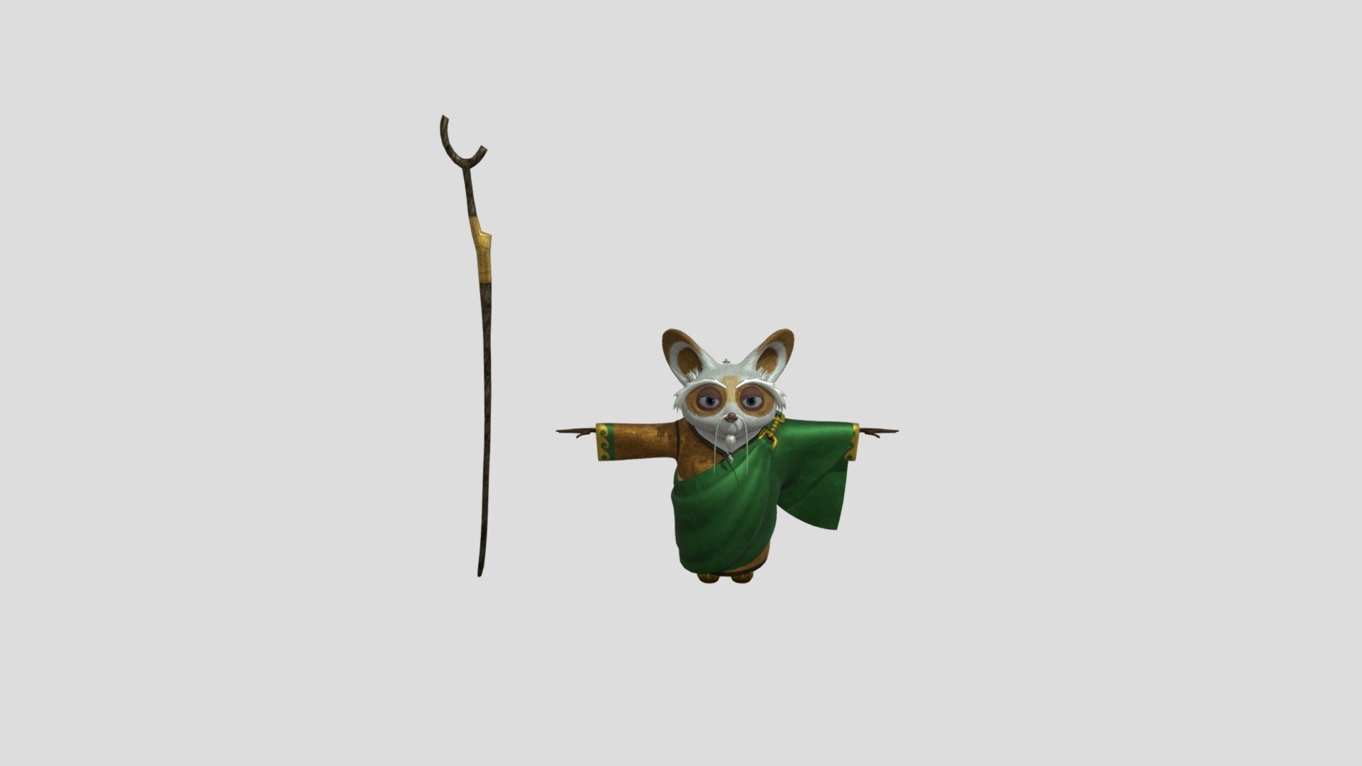 Master Shifu Without the car thing - Download Free 3D model by ...