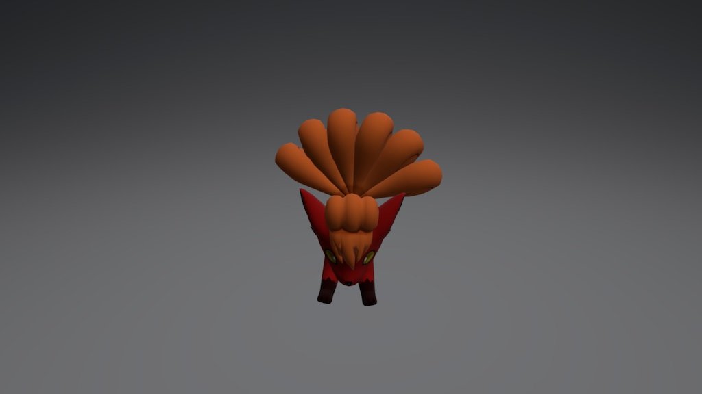 Red Vulpix - 3D model by Norasya [463f2bb] - Sketchfab