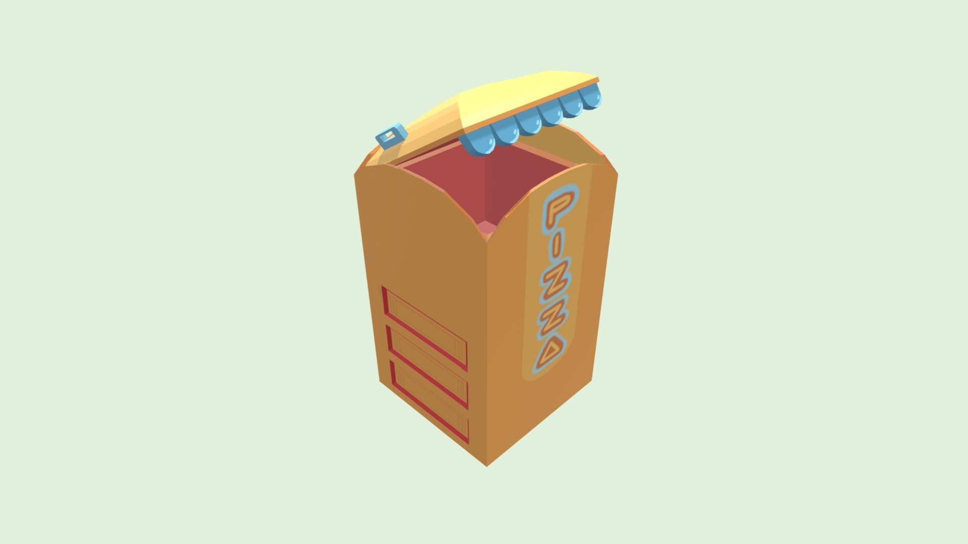 Packtropolis std Pizza Bin - 3D model by pastadog (@pasta-dog) [4640a04] - Sketchfab