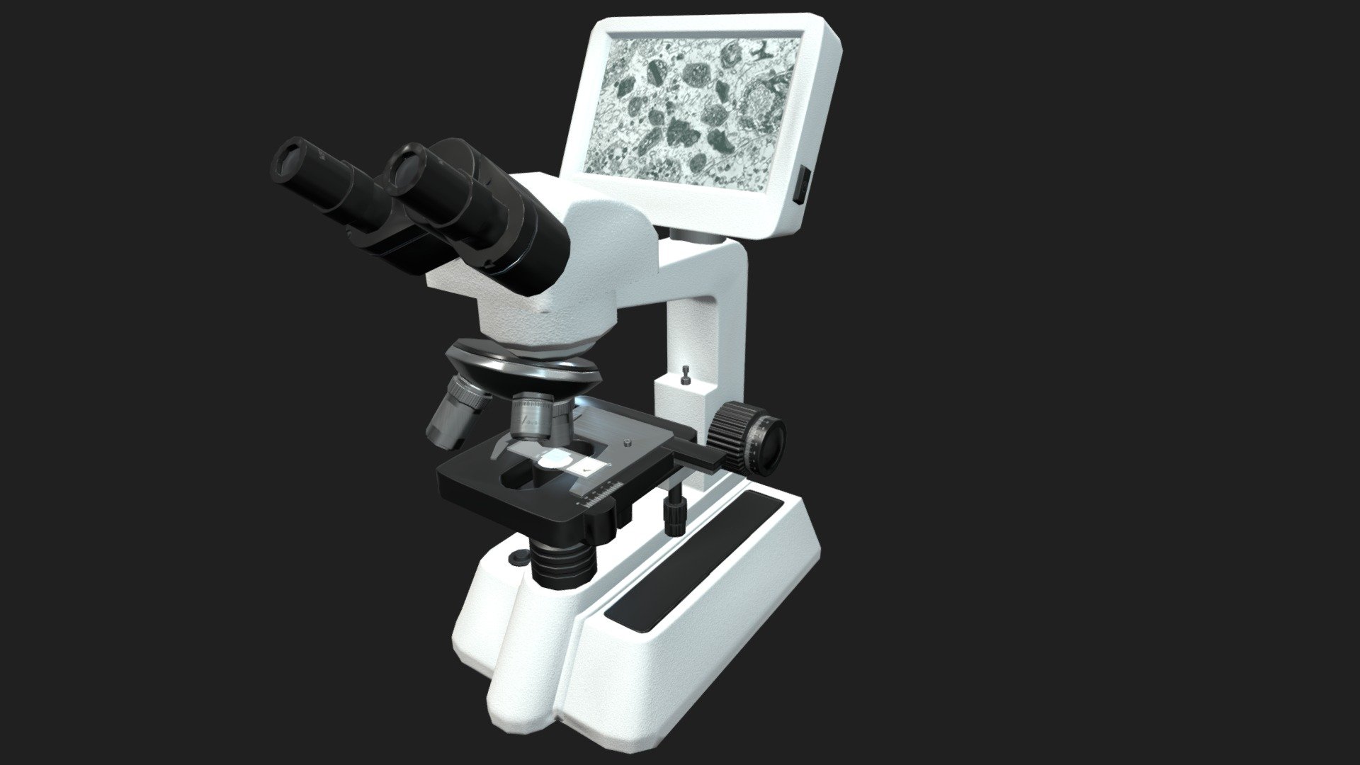 Realistic microscope - 3D model by Comete (@manon.chaumette.mc ...