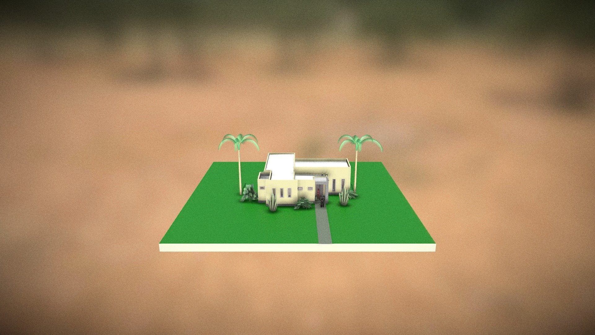 Simple Design L Shape - 3D model by GRParchitects (@grp300) [4640f6f ...