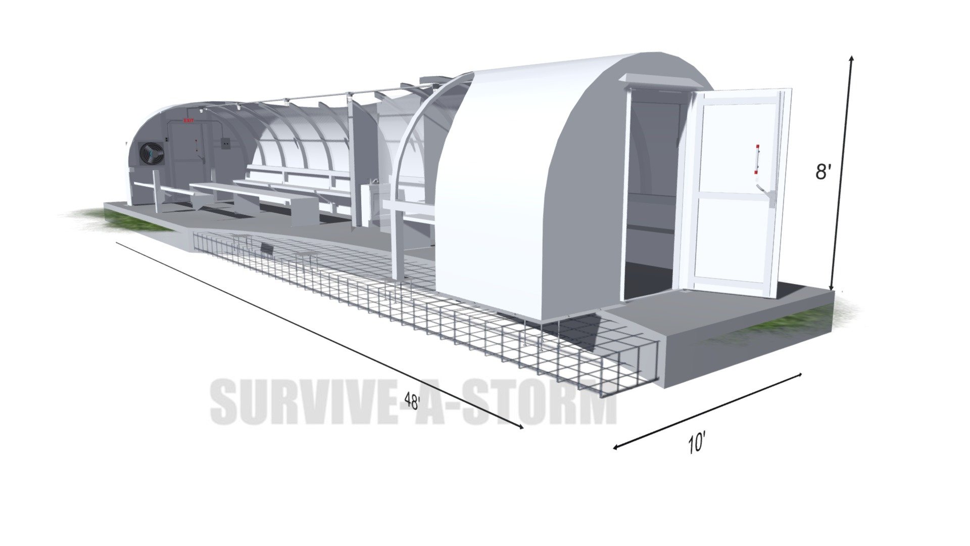 Quonset Bunker - 3D model by steelcorp (@steelcorp) [464122d] - Sketchfab