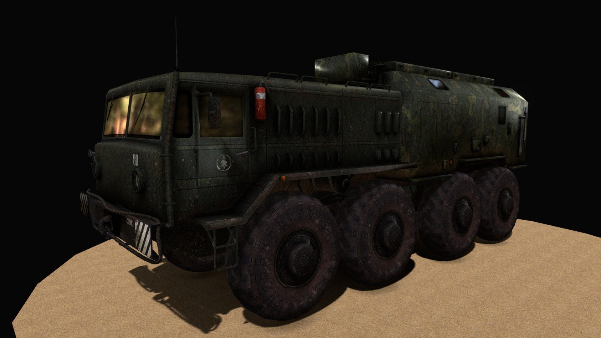MAZ-537 8X8 (LOW POLY) - Download Free 3D model by LM3D (@lm9241221 ...