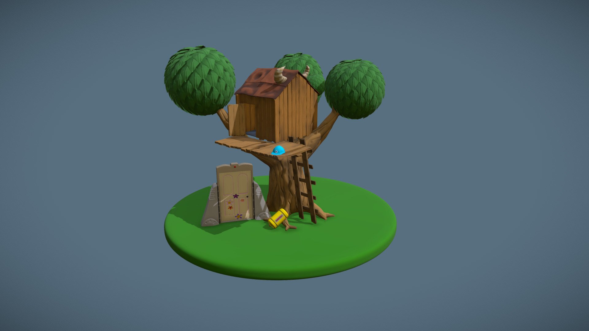 Sully's treehouse - 3D model by Bert Moeremans (@bert.moeremans ...