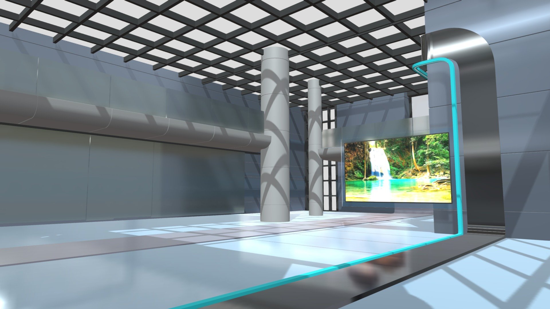 Virtual Set Atrio - 3D model by Artboard Silvio Pinheiro (@scrpinheiro ...