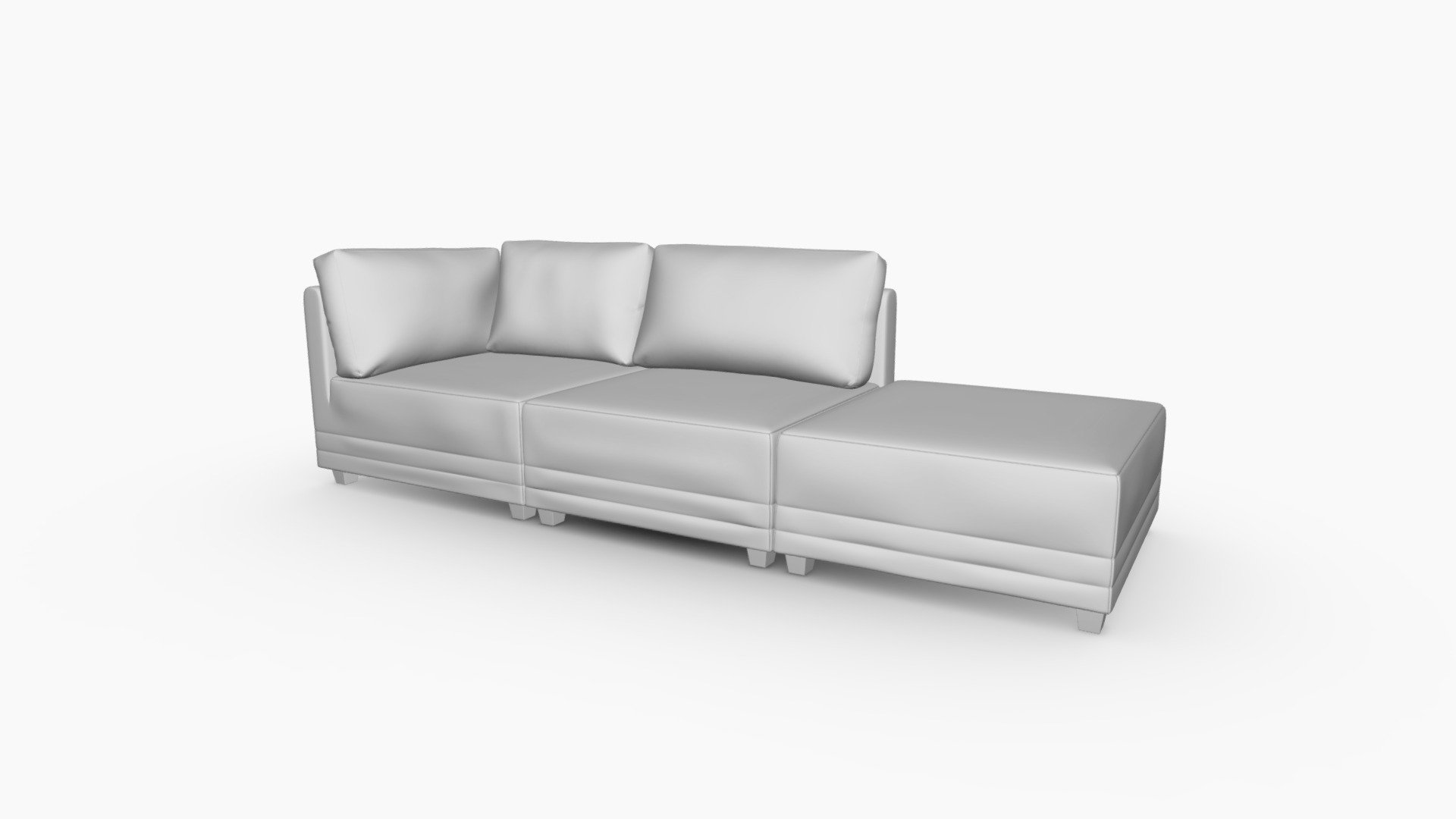 Sofa Modular Tugo - Model - 3D model by Inmersivo S.A.S (@tangibledesign) [4647e67] - Sketchfab